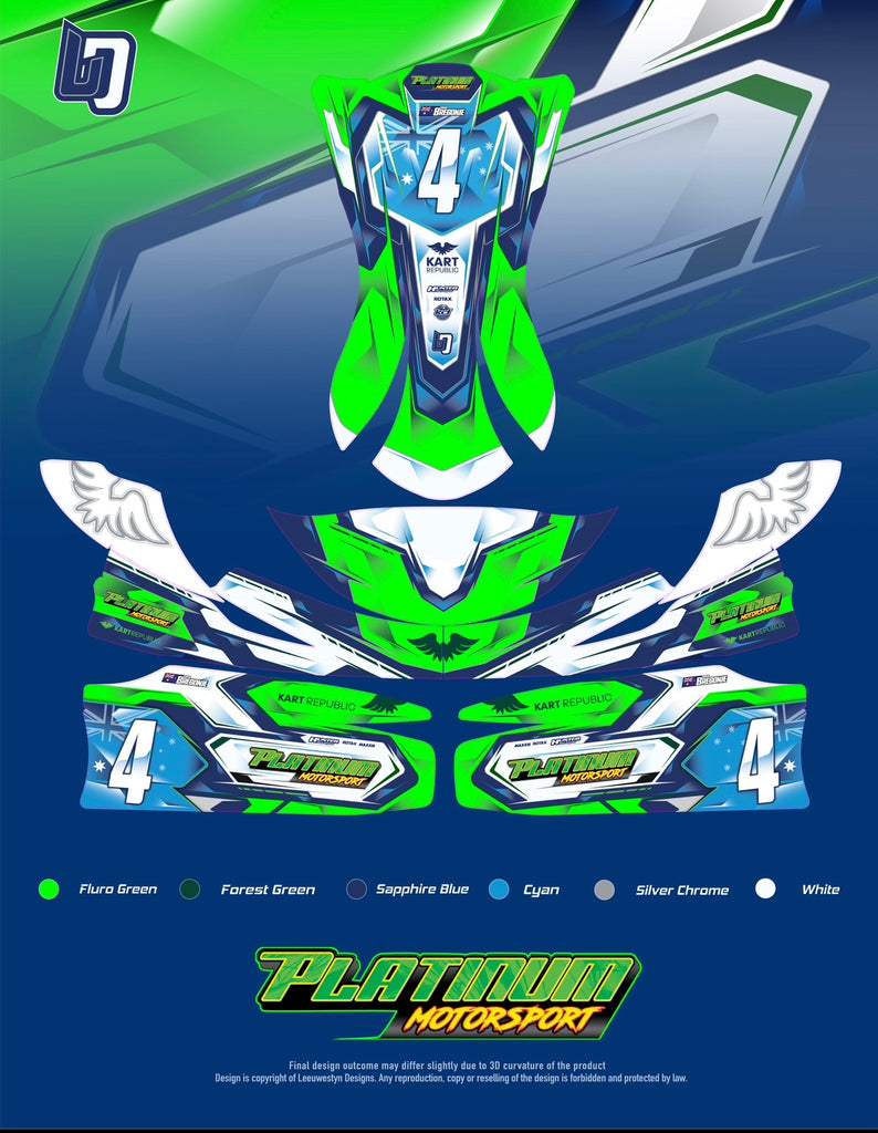 PLATINUM TEAM STICKERS – Platinum Motorsport Karting Store