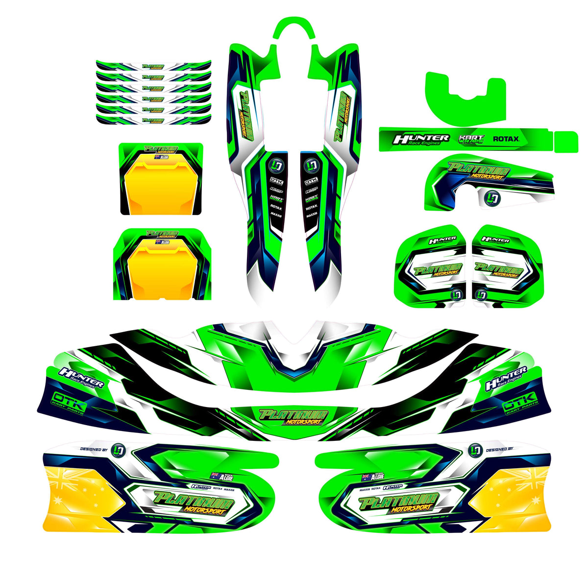 PLATINUM TEAM STICKERS – Platinum Motorsport Karting Store